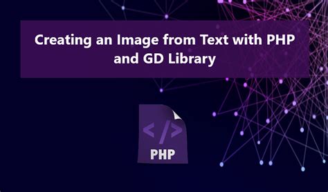 creating an image from text with php and gd library sourcecodester