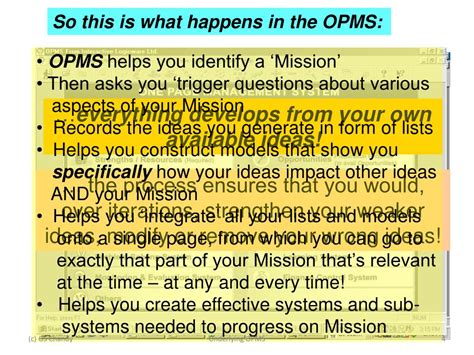 Ppt Underlying The Opms Powerpoint Presentation Free Download Id 4533398