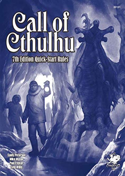 PDF Call Of Cthulhu 7th Ed QuickStart Kindle