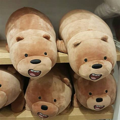 Jual MINISO Boneka We Bare Bears Boneka Beruang Boneka Panda Bantal Leher Panda Shopee
