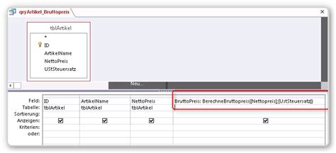 Abfragen Mit Berechneten Feldern Und Funktionen Codekabinett