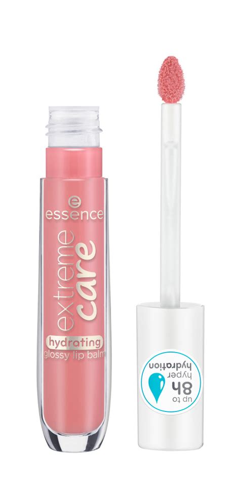 essence Extreme Care Hydrating Glossy Lip Balm - 02 Soft Peach - PINK PANDA