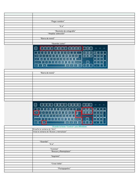 Atajos Excel Pdf