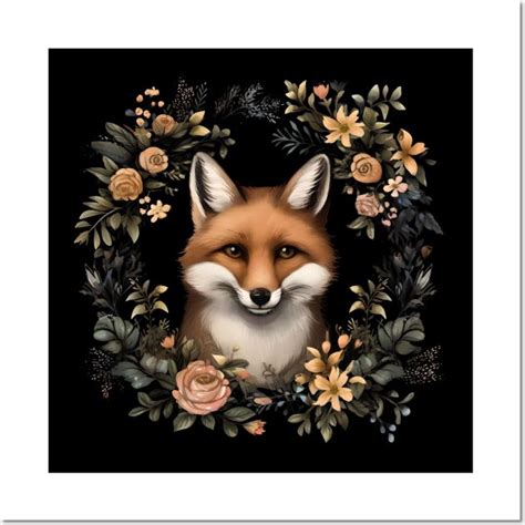 Rococo Fox By Kruk Art Prints Fox Poster Art