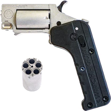 Stand Mfg Switch Gun 22 Mag Lr 5 Shot Stainless Can Be Folded