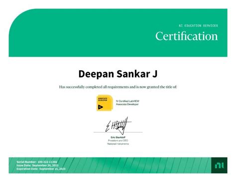 j deepan sankar on linkedin certification labview clad professionaldevelopment engineering…