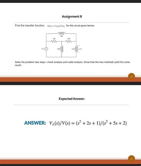 Solved Find The Transfer Function G U VL S V S For The Chegg