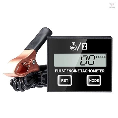 Induction Chainsaw Lawn Mower High Tachometer Digital LCD Display Clip
