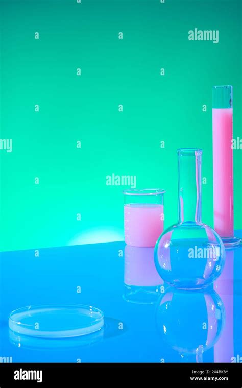 Vertical Frame With Laboratory Concept For Advertising Product Boiling