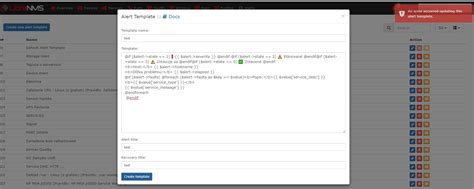 Problem With Editing Or Creating Alert Template Help Librenms Community