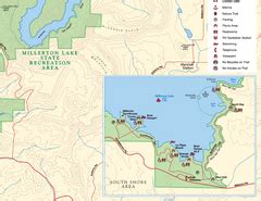 Millerton Lake State Recreation Area Ne Map 5290 Millerton Road