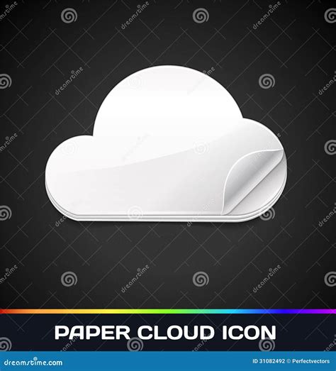 Vector Cloud Computing Icon Stock Vector Illustration Of Information