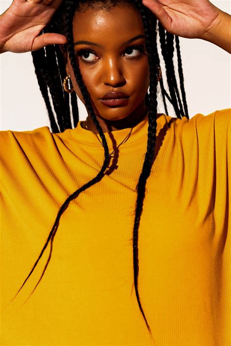 Lex Ribbed Playsuit In Golden Yellow Dressed In Lala
