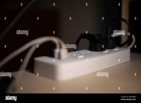 Charger Socket For Electricity Wires In Electrical Network Splitter