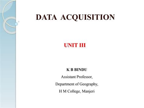 Data Aquisition Unit Iii Final Pptx
