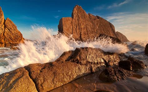 Papel de parede HD para desktop Paisagem Rios Árvores Montanhas
