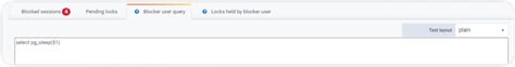 Postgresql Locks
