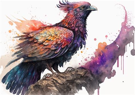 Dé Rienda Suelta A Su Creatividad Con Phoenix Art Vector Premium