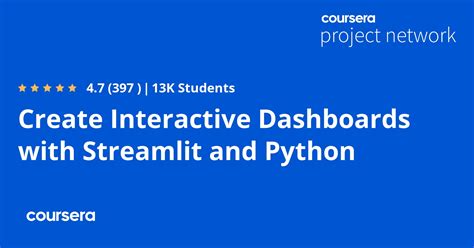 Create Interactive Dashboards With Streamlit And Python