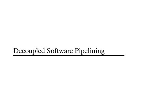 Ppt Eecs 583 Class 17 Research Topic 1 Decoupled Software