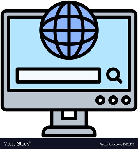 Informatics Icon High School Related Royalty Free Vector