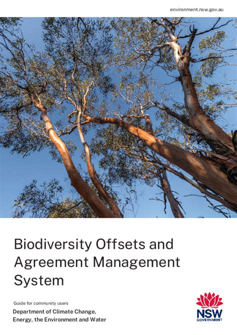 Biodiversity Offsets And Agreement Management System Biodiversity