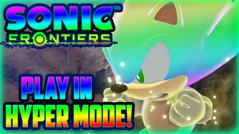 Sonic Frontiers Classic Super Sonic Hyper Form And Boss Fight Mod