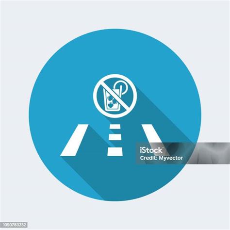 Ilustrasi Vektor Dari Ikon Minuman Atau Drive Terisolasi Tunggal