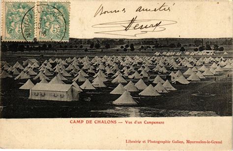 Camp De Chalons Vue D Un Campement Cartorum