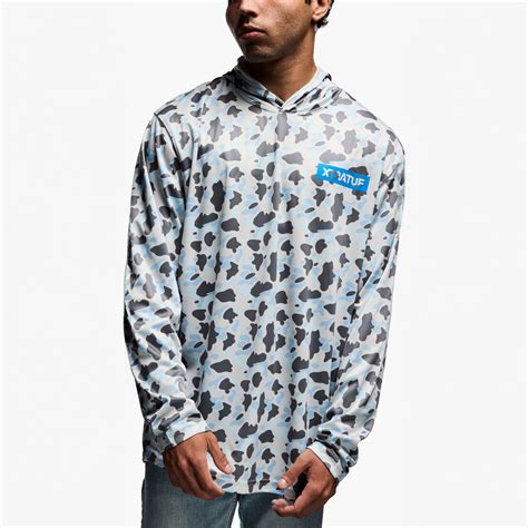 Unisex Long Sleeve Hoodie Xalshicm Duck Ice Camo