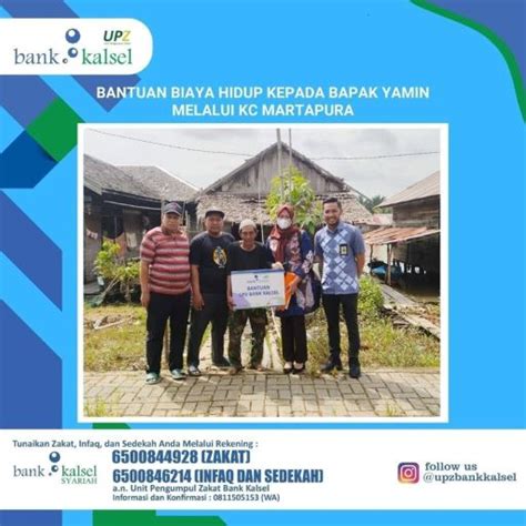 UPZ Bank Kalsel Berikan Bantuan Keluarga Pra Sejahtera Langkar Id