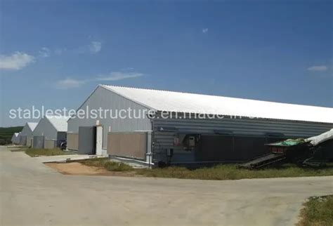 Prefab Steel Structure Broiler Poultry Farm Shed Chicken Prefabricated