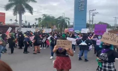 Marchan Mujeres En Tampico Exigen Alto A Feminicidios La Verdad