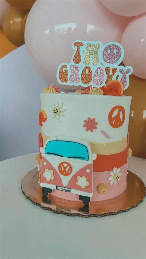 Two Groovy Cake For 2nd Birthday Celebration