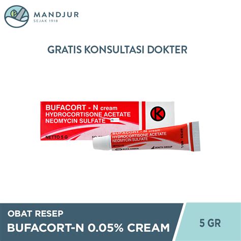 Bufacort N 05 Cream 5 G — Apotek Mandjur