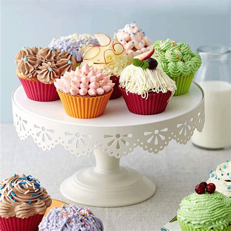 Manunclaims Pan Reusable Silicone Cupcake Molds In Pack Small Baking Cups Truffle Cake