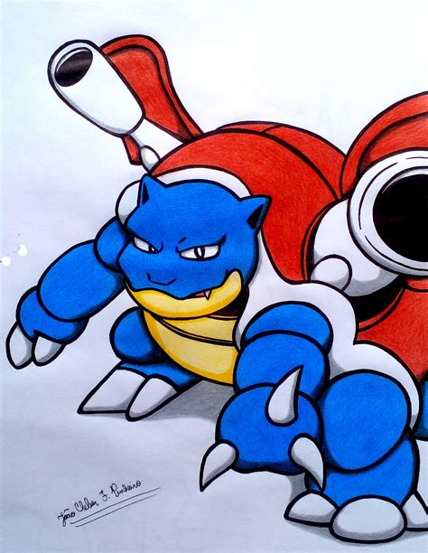 Pokemon Blue Blastoise By Jcart0 On Deviantart