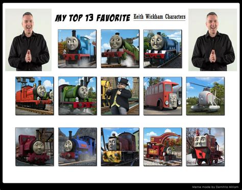 My Top 13 Favorite Keith Wickham Characters By Noahishere18 On Deviantart