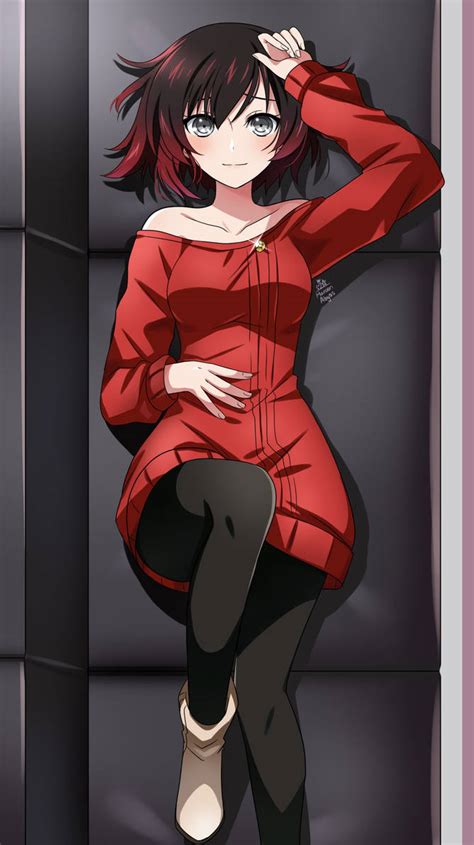 Ruby Rose With Yors Outfit By Maroonabyss On Deviantart