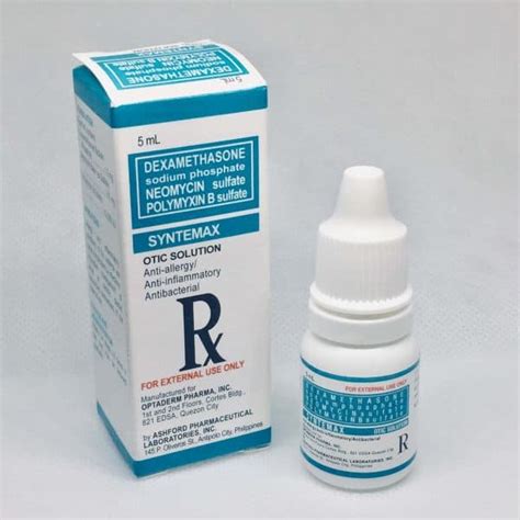 Otic Anti Infectives Archives Optaderm Pharma Inc