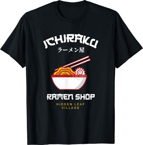 Ichiraku Ramen Shop Hidden Leaf Village Japanese Anime T Shirt
