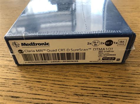New Medtronic Dtma1q1 Claria Mri Quad Crt D Surescan Sd Disposables