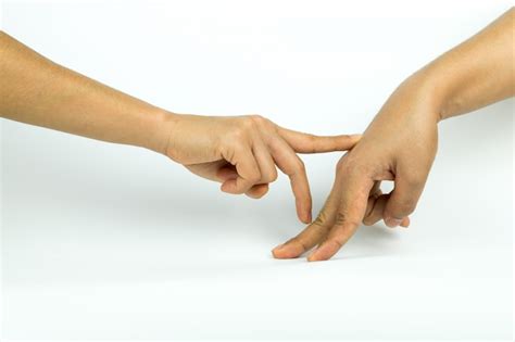 위에서 가위 바위 보 연주 무료 사진