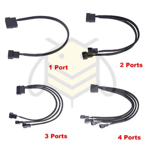 Jual Molex To Pwm Splitter 4 Pin Hub Cabang Kabel Extension Cable
