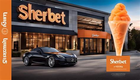 Orange Sherbet Premium Ai Generated Image