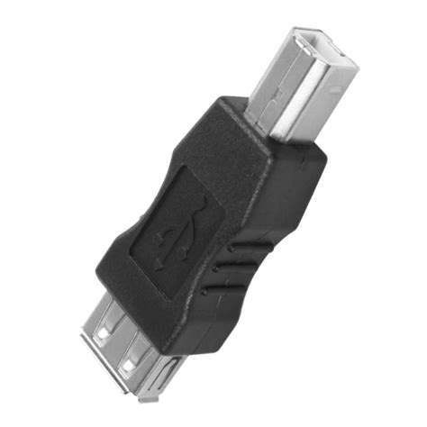 2x Usb Printer Adapter Type A Female Type B Male Black Tone Daraz