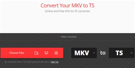 Convert MKV To TS With High Quality Free Online Ways