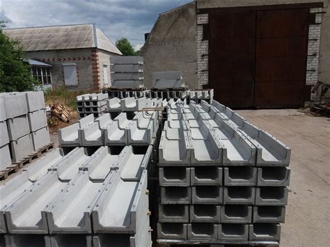 Лотки Бетонные с Решеткой Щелевой Чугунной… Габариты желобов | Buildt