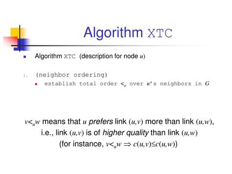 Ppt Topology Control Algorithms Powerpoint Presentation Free