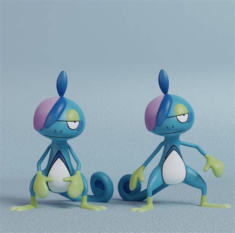 Pokemon Drizzile With Poses D Model D Printable CGTrader